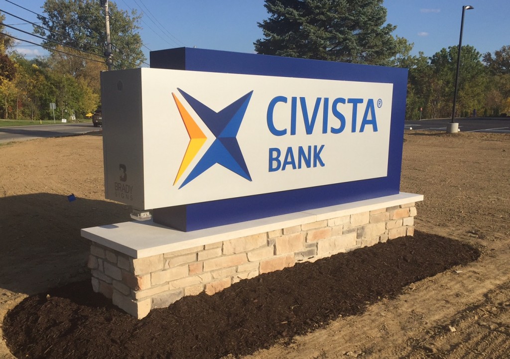 Civista Bank - East Perkins Branch | Sandusky, Ohio Sign Company ...