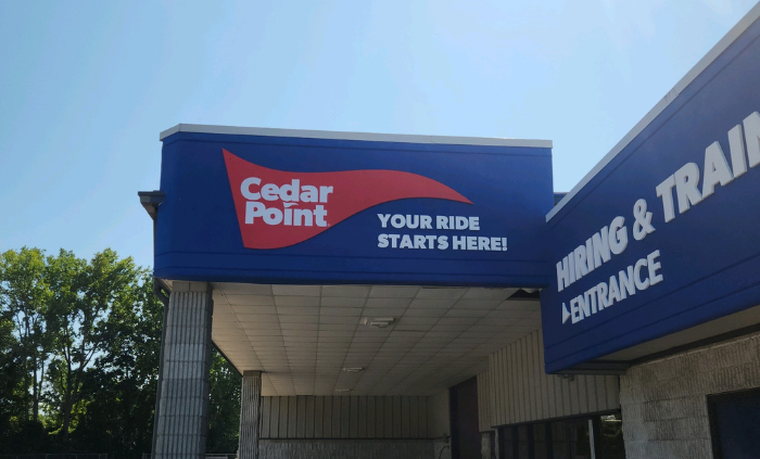 Cedar Fair - Hiring & Training Center | Sandusky, Ohio Sign Company ...